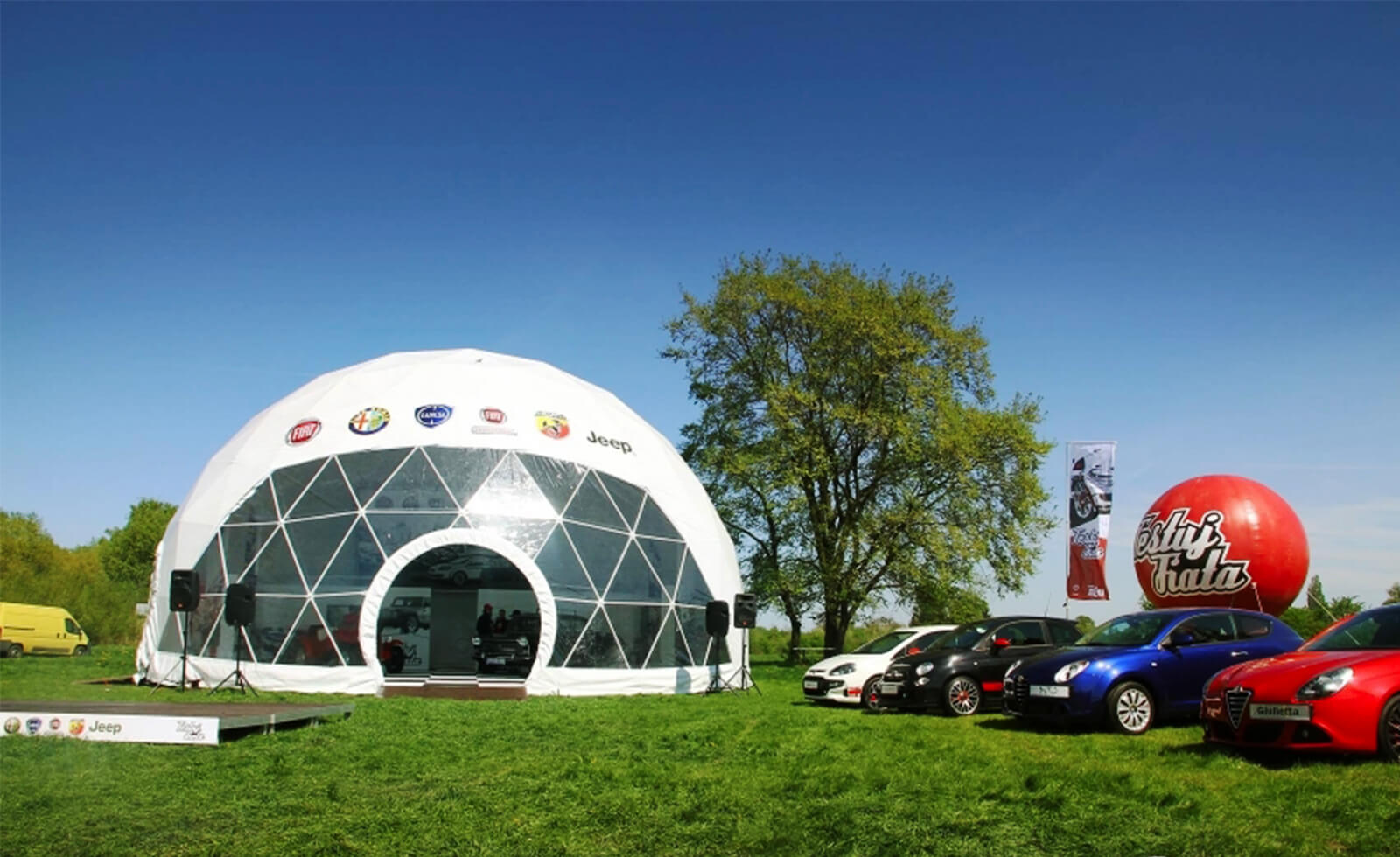 Can The Event Dome Tent Be Used For The New Car Launch?