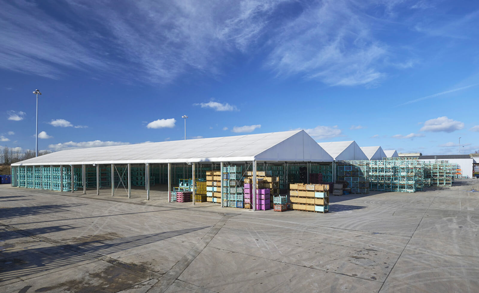 Provide A Temporary Storage Warehouse Tent For Your Tools And Machines!