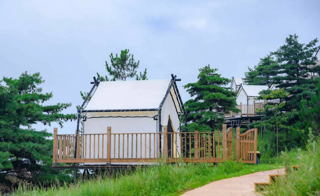 LUXURY GLAMPING TENT! | Airbnb Safari Tents & Geodesic Dome Tour!